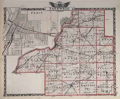 Map of Tazewell County - Art Source International