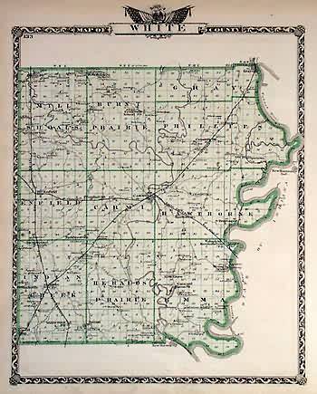Map of White County - Art Source International