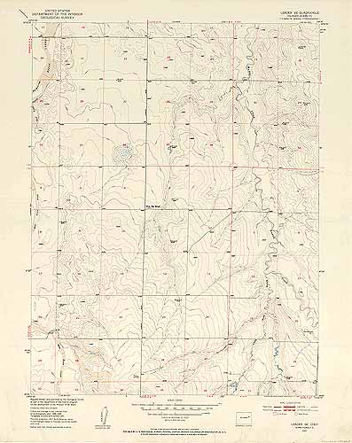 Leader SE Quadrangle, Colorado - Art Source International