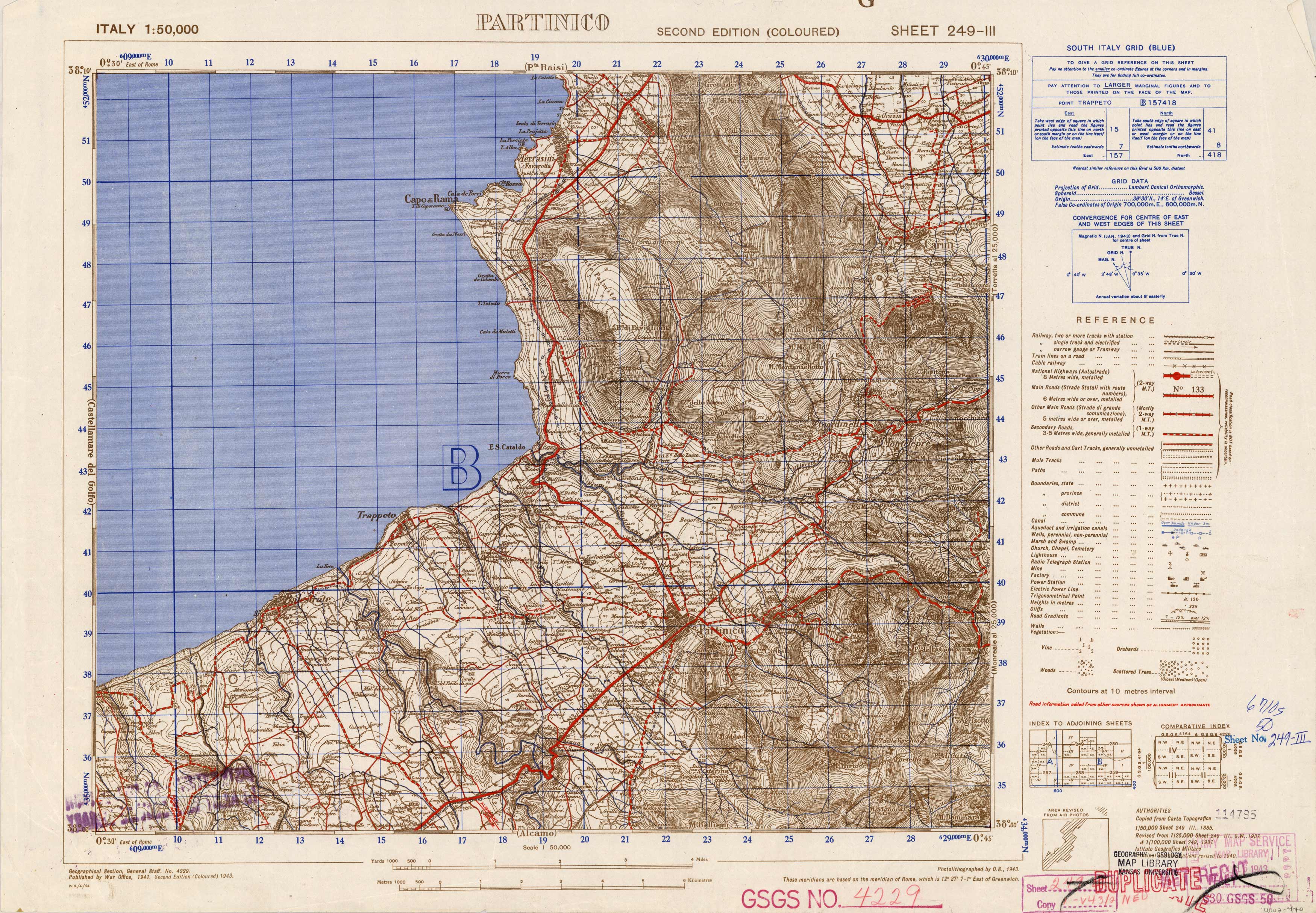 Partinico - Sheet 249 III - Art Source International