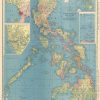 McNally's 1923 Map of the Philippines - Art Source International
