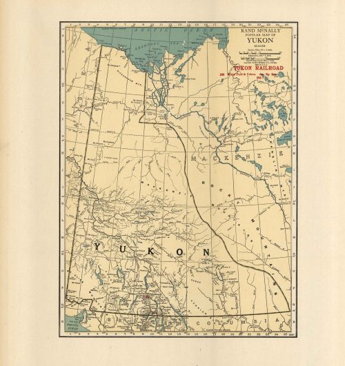McNally's 1922 Map of Yukon - Art Source International