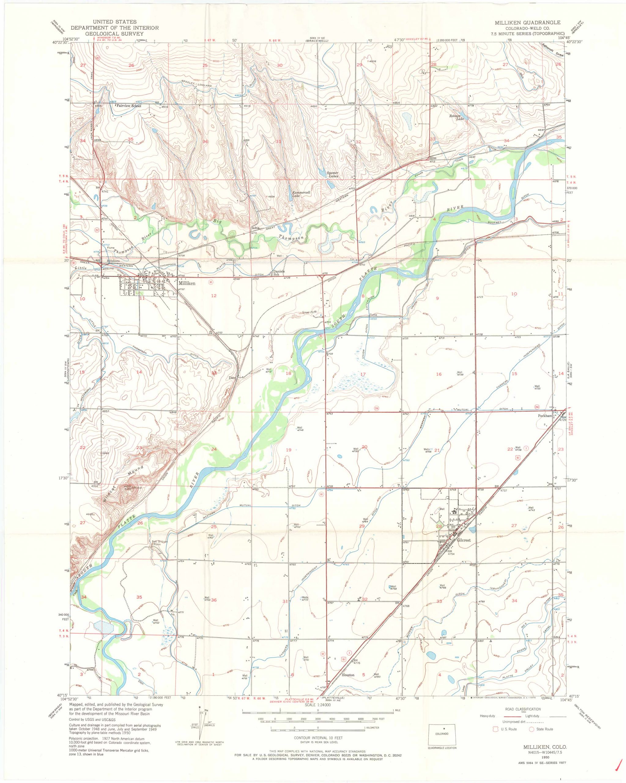 Milliken Quadrangle, Colorado - Art Source International