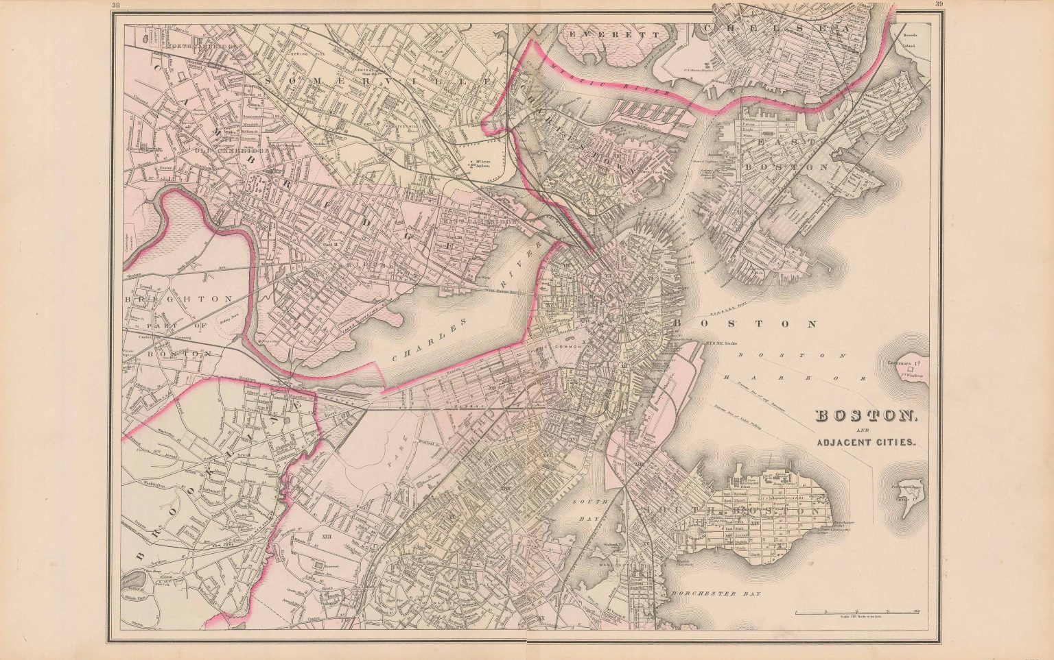 Historic Boston Maps - Art Source International