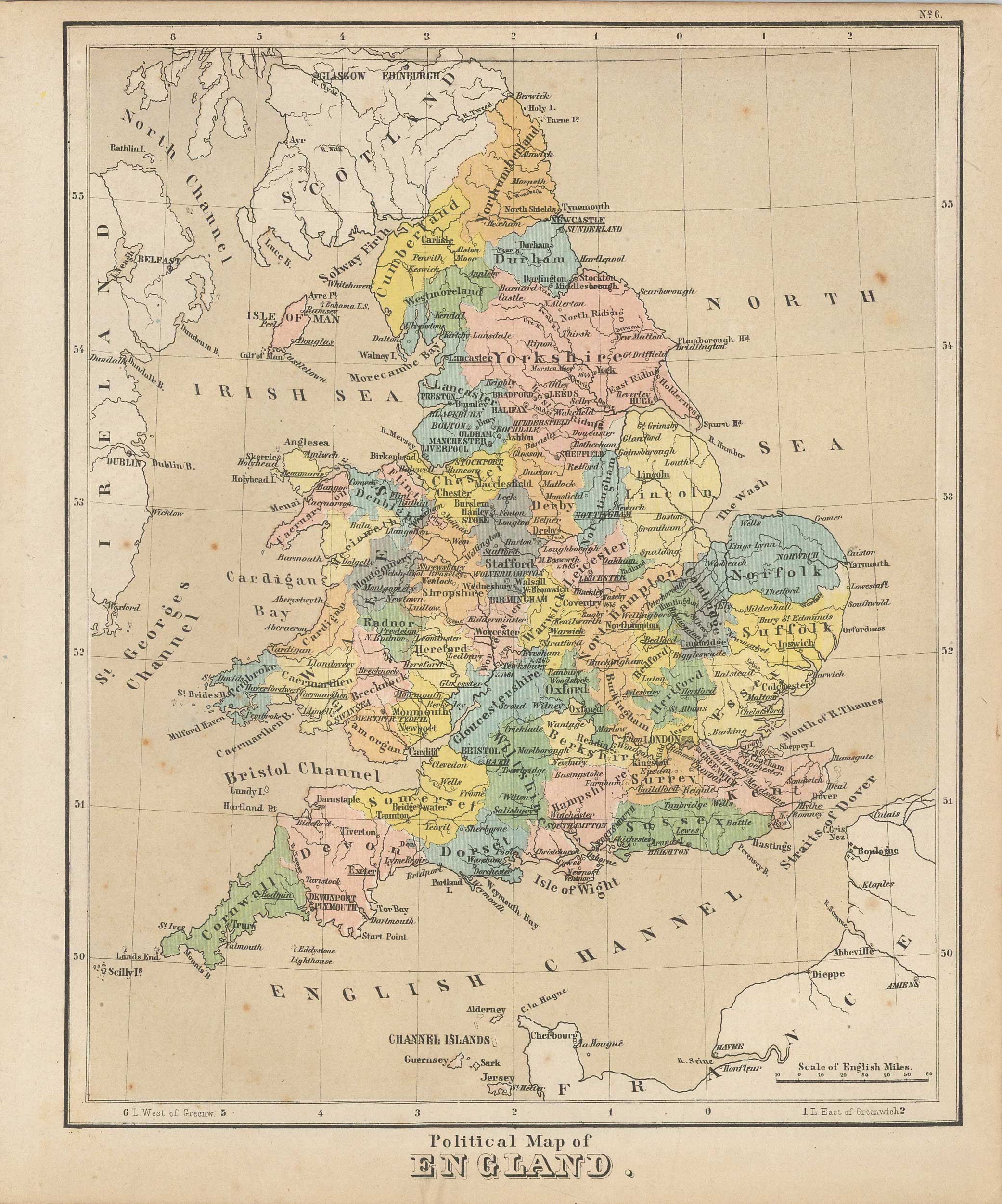 Royal Relief Atlas of All Parts of the World 1885 - Political Map of ...