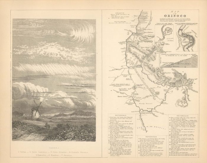 Milner's 1850 Map of the Orinoco exhibiting the bifurcation and its ...