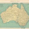 McNally's 1928 Map of Australia - Art Source International